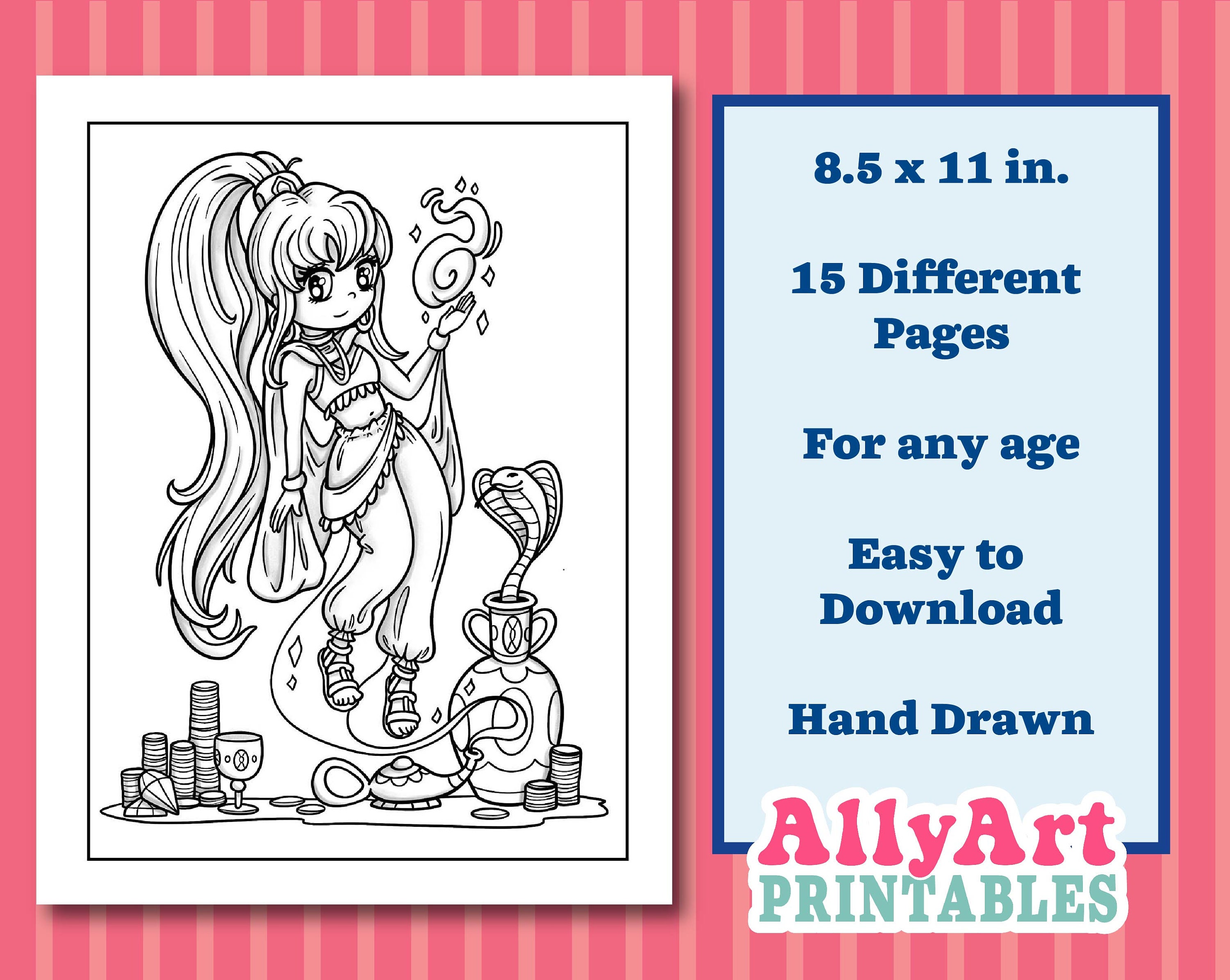 Magical Chibi Coloring Pages - Anime Coloring Pages - Coloring Page ...