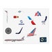 Boeing 777-200 front 777-200 Decal 777 Sticker Boeing 777 - Etsy