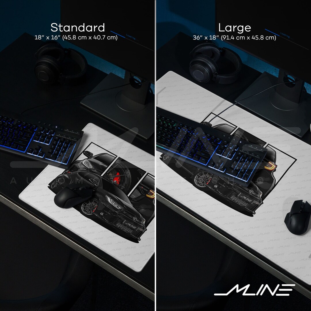 Toyota Inspired GR Yaris Gaming Mouse Pad, Desk Mat, Desk Mat, Car ...