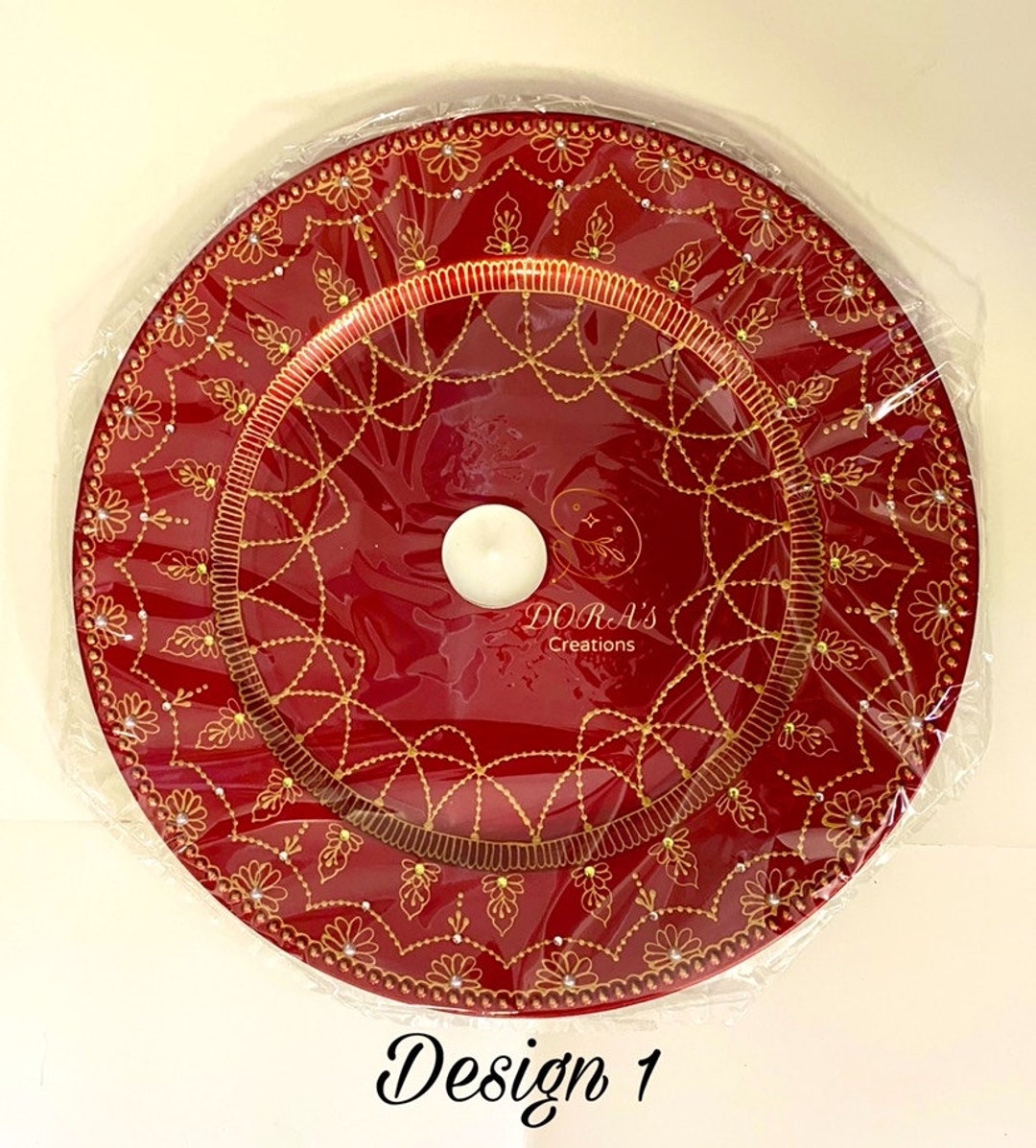 Decorative Henna Charger Plate Mehendi Thali Tray - Etsy