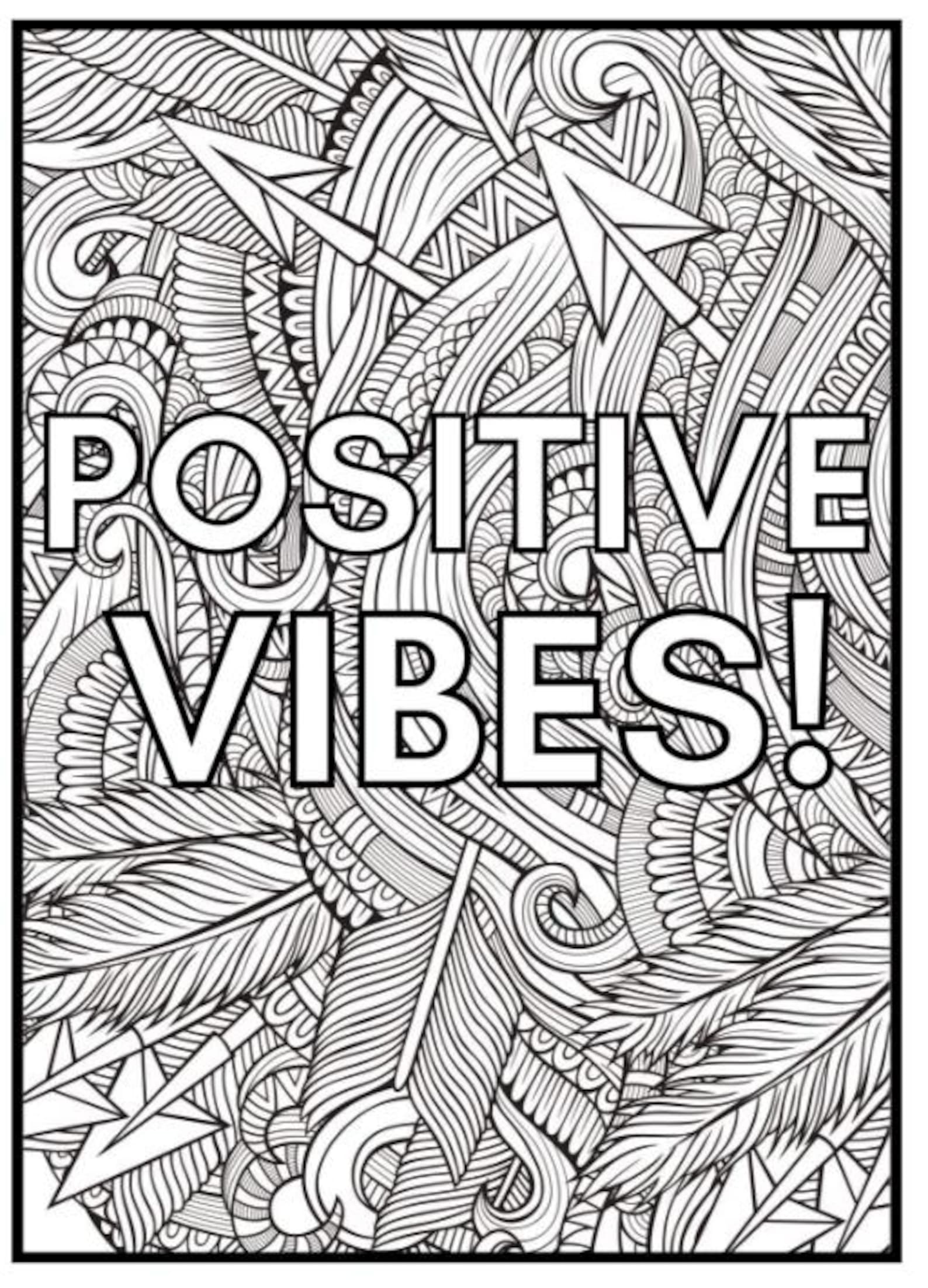 Coloring Pages | Motivational | Mandala | 3 Pages | PDF (positive Vibes ...