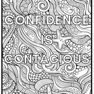 Coloring Pages | Motivational | Mandala | 3 Pages | PDF (confidence is ...