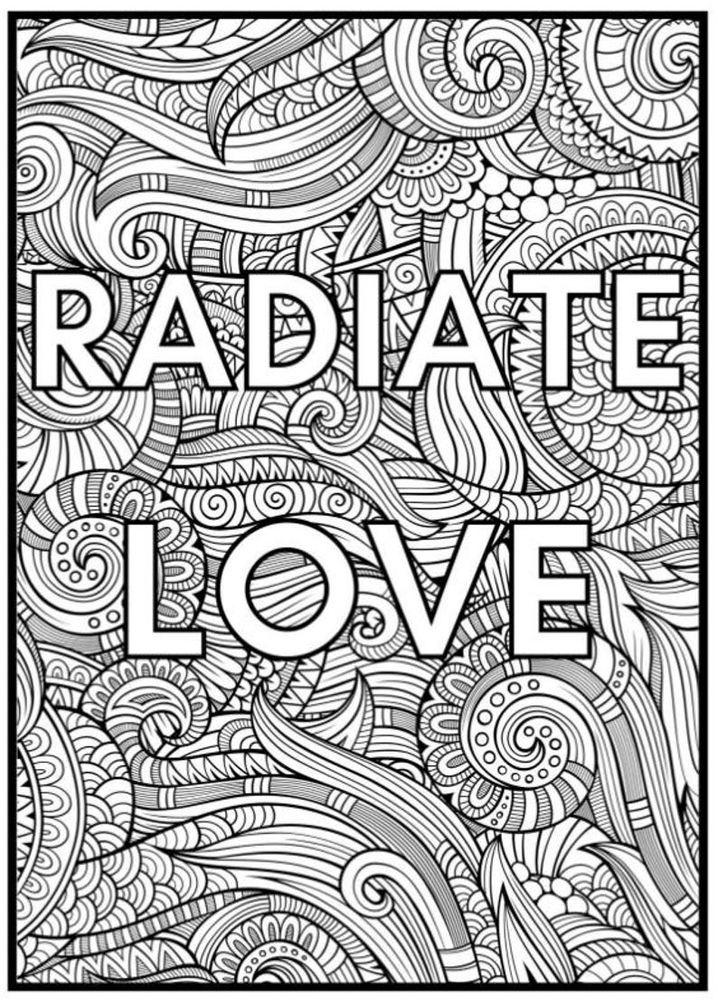 Coloring Pages | Motivational | Mandala | 3 Pages | PDF (confidence is ...