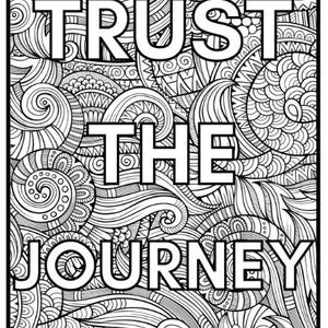 Coloring Pages | Motivational | Mandala | 3 Pages | PDF (trust the ...