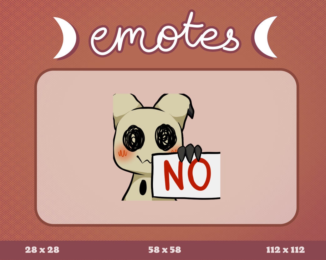Mimikyu Emote - Etsy