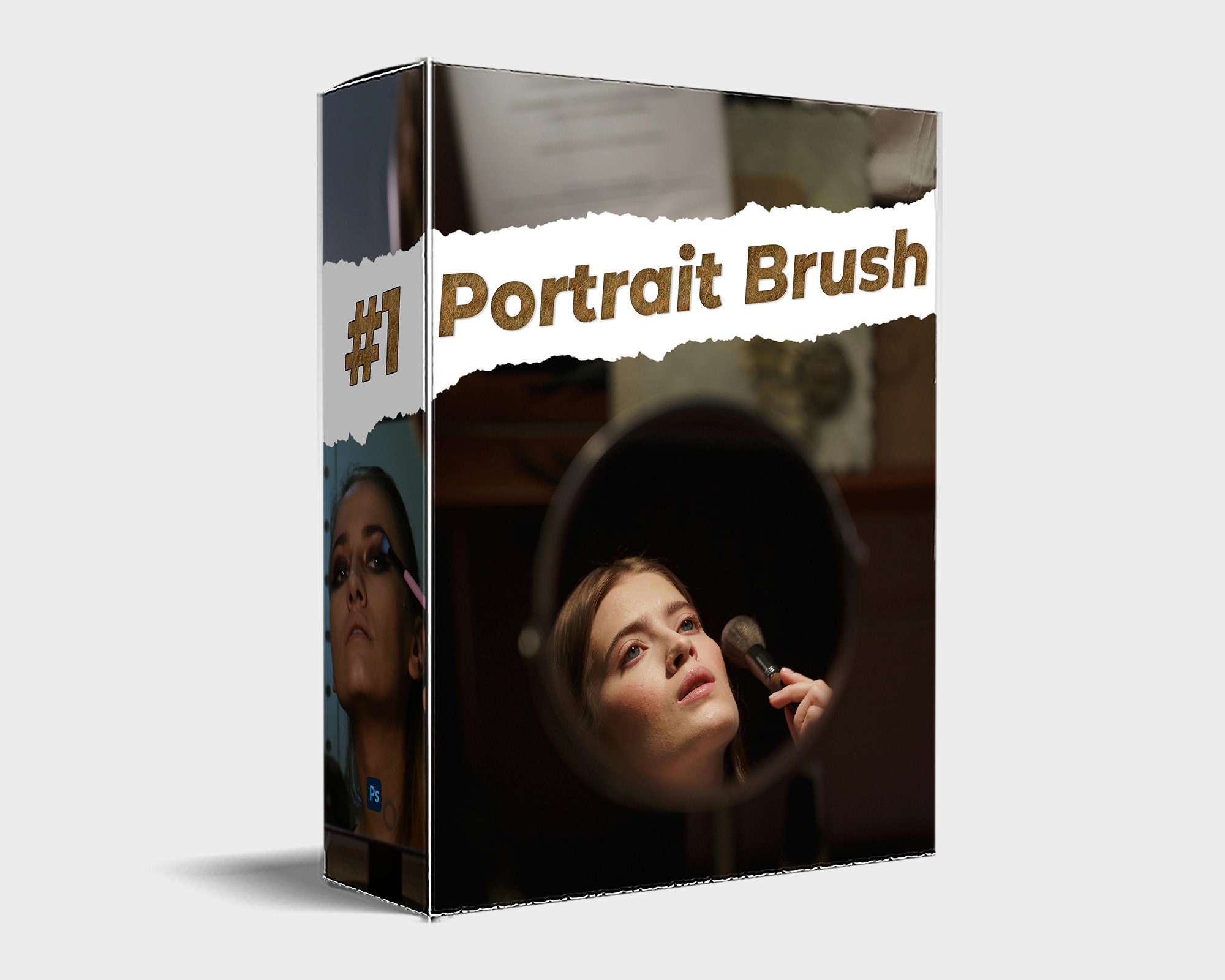 1500+ Photoshop Portrait Brush Pack + Photoshop Hair Brushes | Face ...