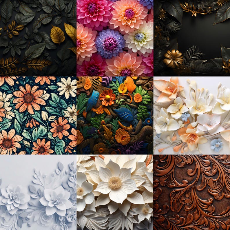 1700+ Mega Textures Bundle | Texture Art | Texture Fabric, Floral, Gold ...