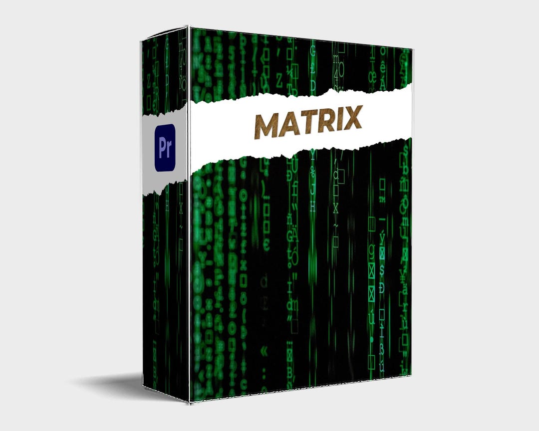 Matrix Futuristic Effects for Premiere Pro: Video Overlays (.MOGRT) - Etsy