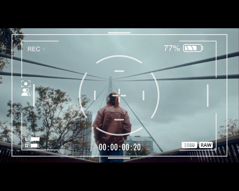 Premiere Pro Camera Display Overlays: Viewfinder Effects (.MOGRT) - Etsy