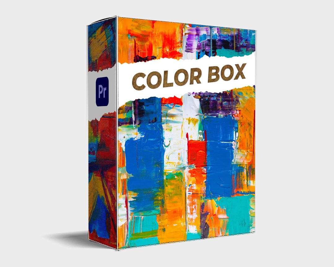 Premiere Pro Color Box Effects: Colorful Video Overlays (.MOGRT) - Etsy