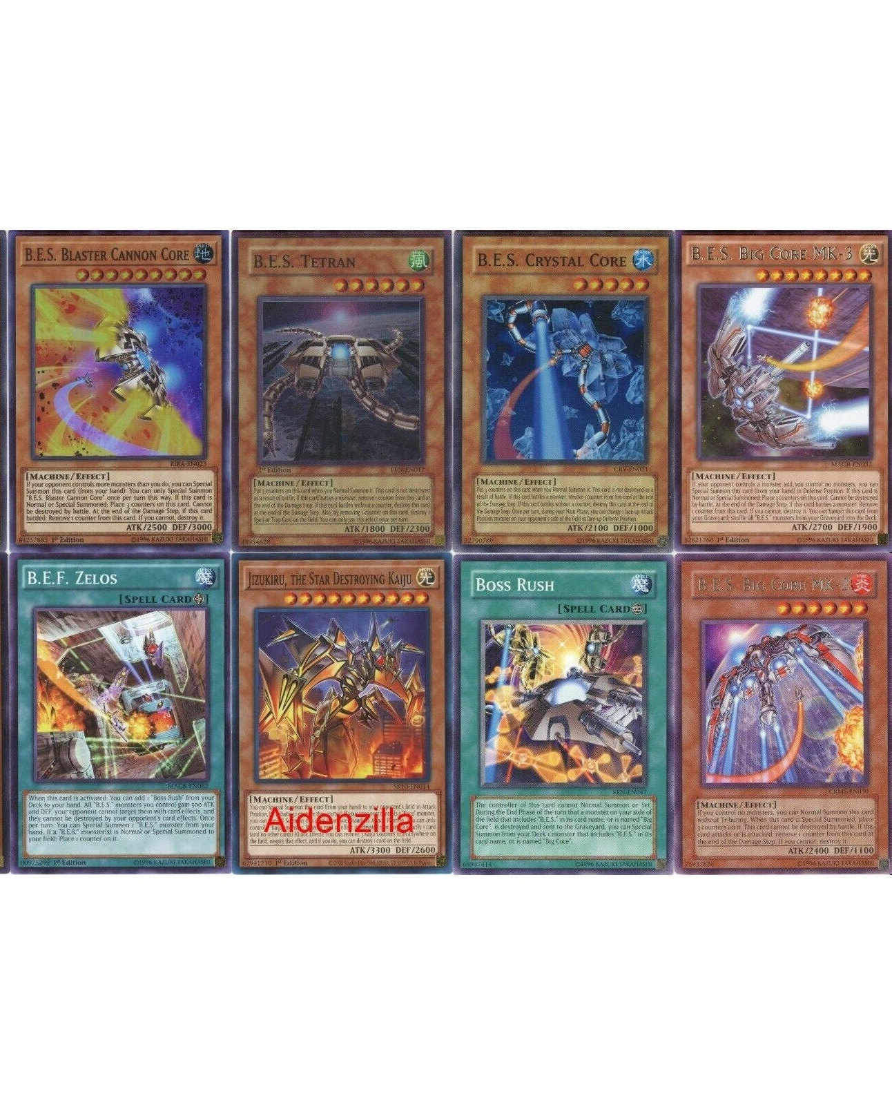 Yugioh B.E.S. Kaiju Deck Blaster Cannon Core Interrupted - Etsy