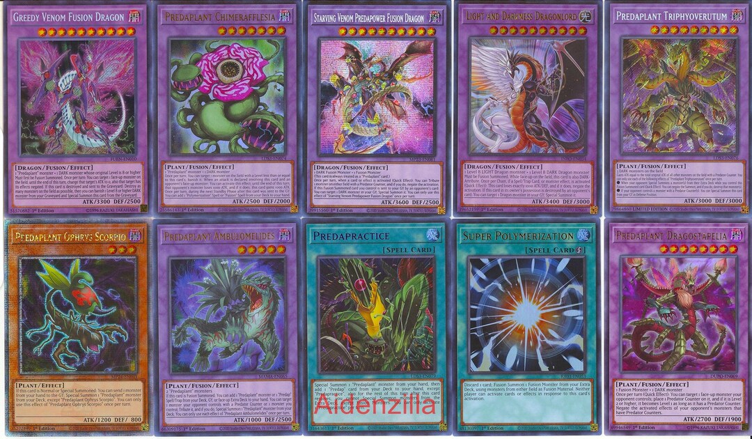 Yugioh Predaplant Deck - Triphyoverutum Branded Fusion Super ...
