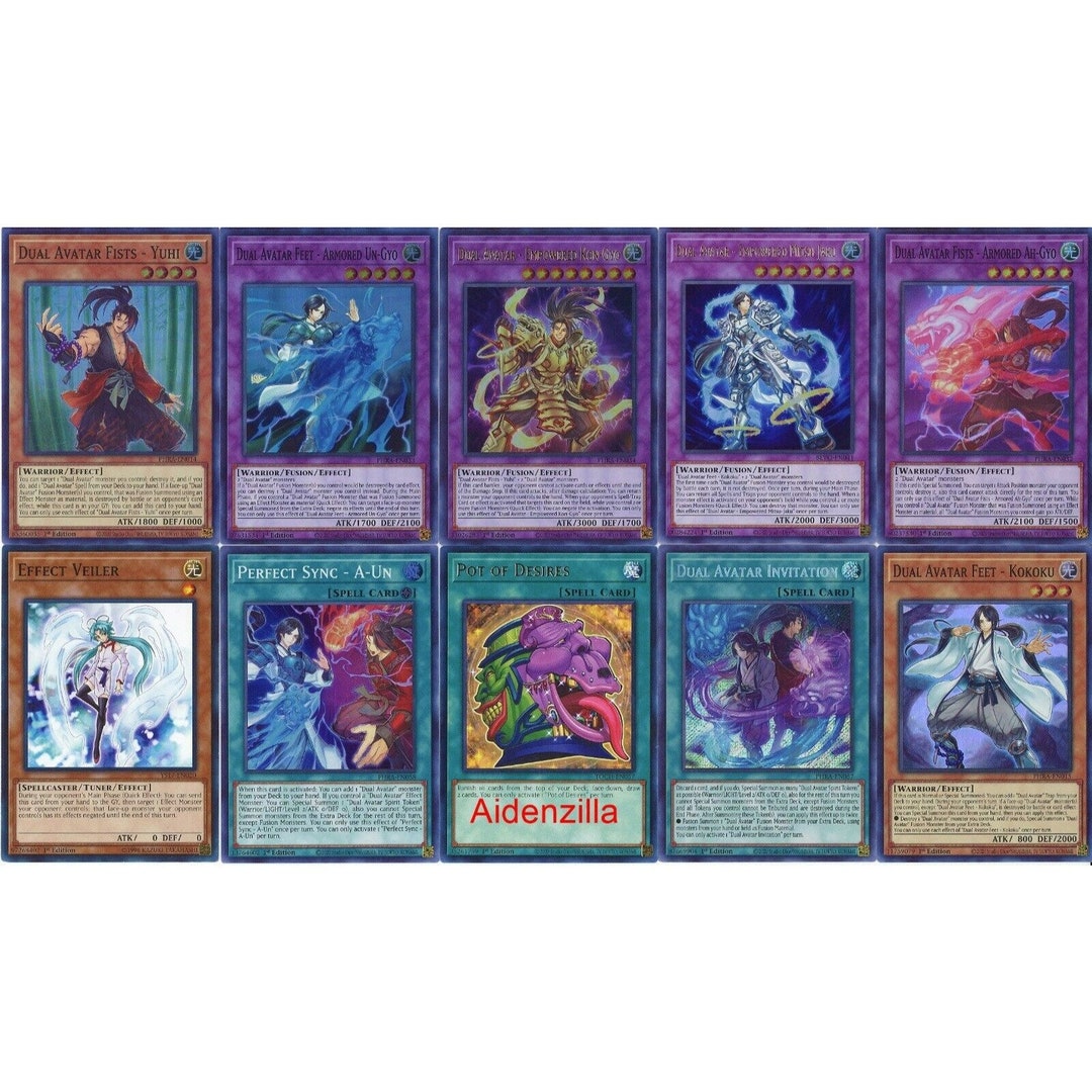 Yugioh Dual Avatar Deck - Empowered Kon-gyo Mitsu-jaku Invitation ...