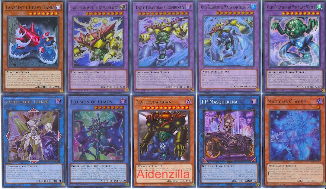 Yugioh Gate Guardian Deck - Labyrinth Heavy Tank Combined Magicians ...