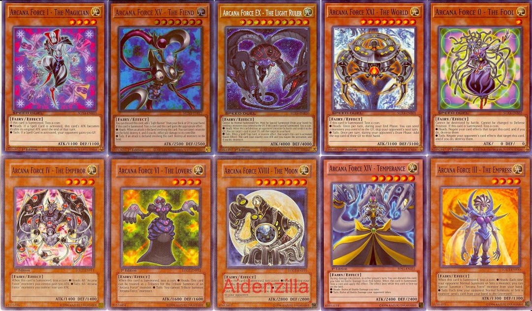 Yugioh Arcana Force Fairy Deck Sartorius the Fiend World Light Ruler - Etsy