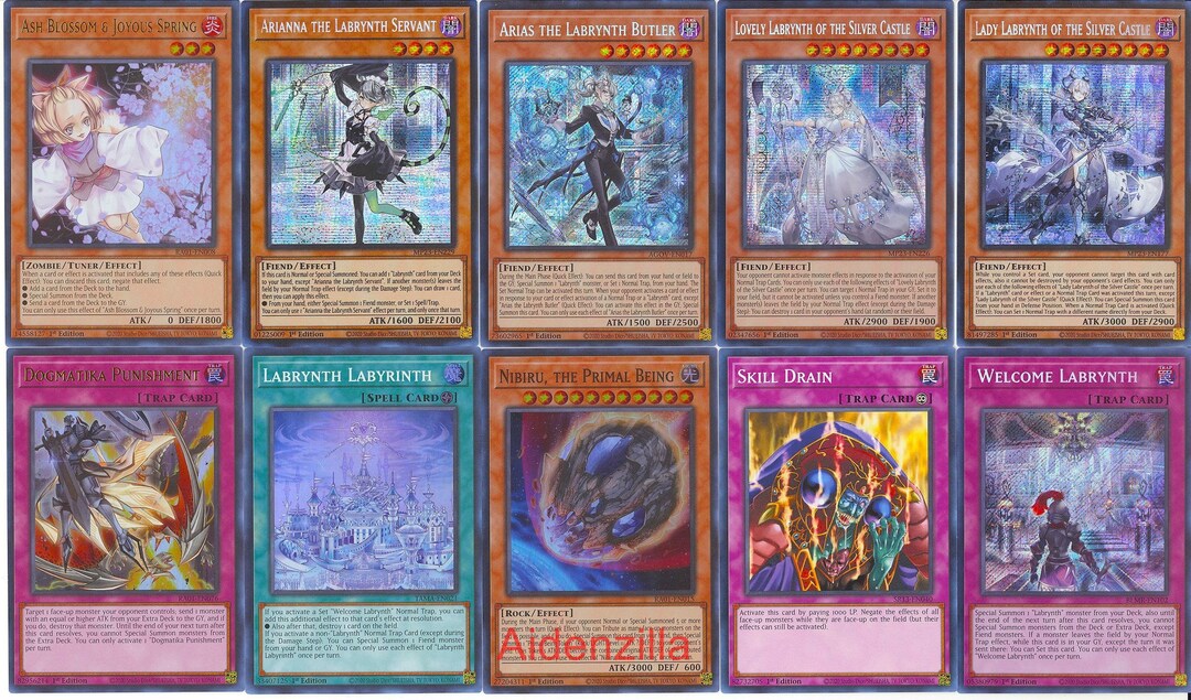 Yugioh Labrynth Deck Arianna Arias Butler Lady Silver Castle Welcome - Etsy