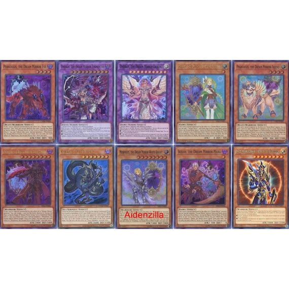 Yugioh Dream Mirror Deck Ikelos Sprite Morpheus Black Knight - Etsy