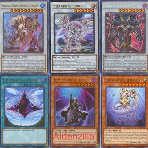 Yugioh Metaphys Deck Horus Ragnarok Asymmetaphys Dimensional Fissure ...