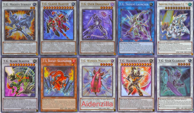 Yugioh T.G. Deck - Trident Launcher Blade Blaster Rocket Salamander ...
