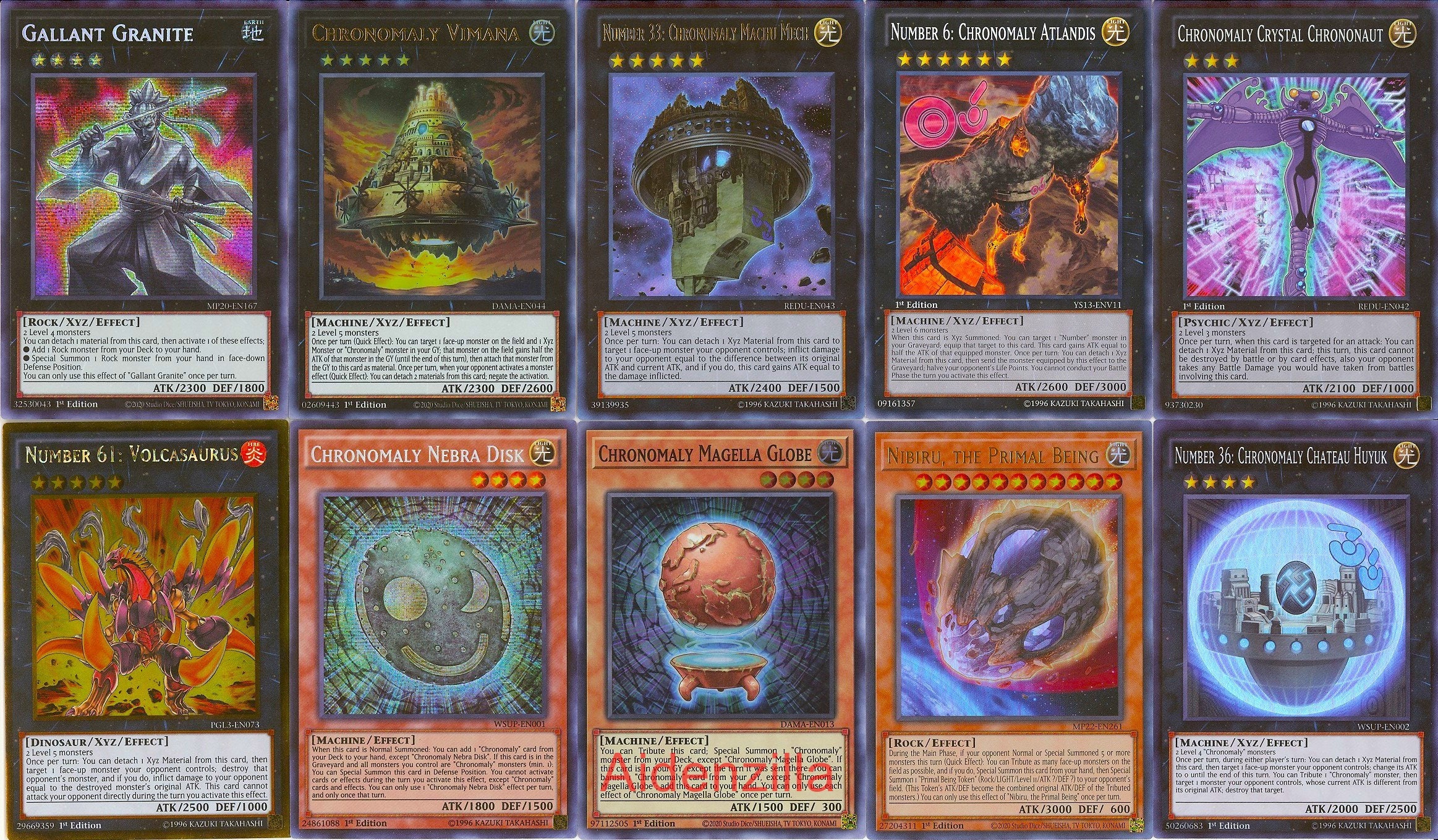 Yugioh Number 6 Chronomaly Atlandis
