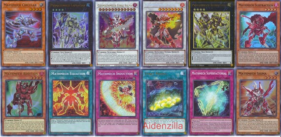 Yugioh Mathmech Deck Primathmech Alembertian Superfactorial - Etsy