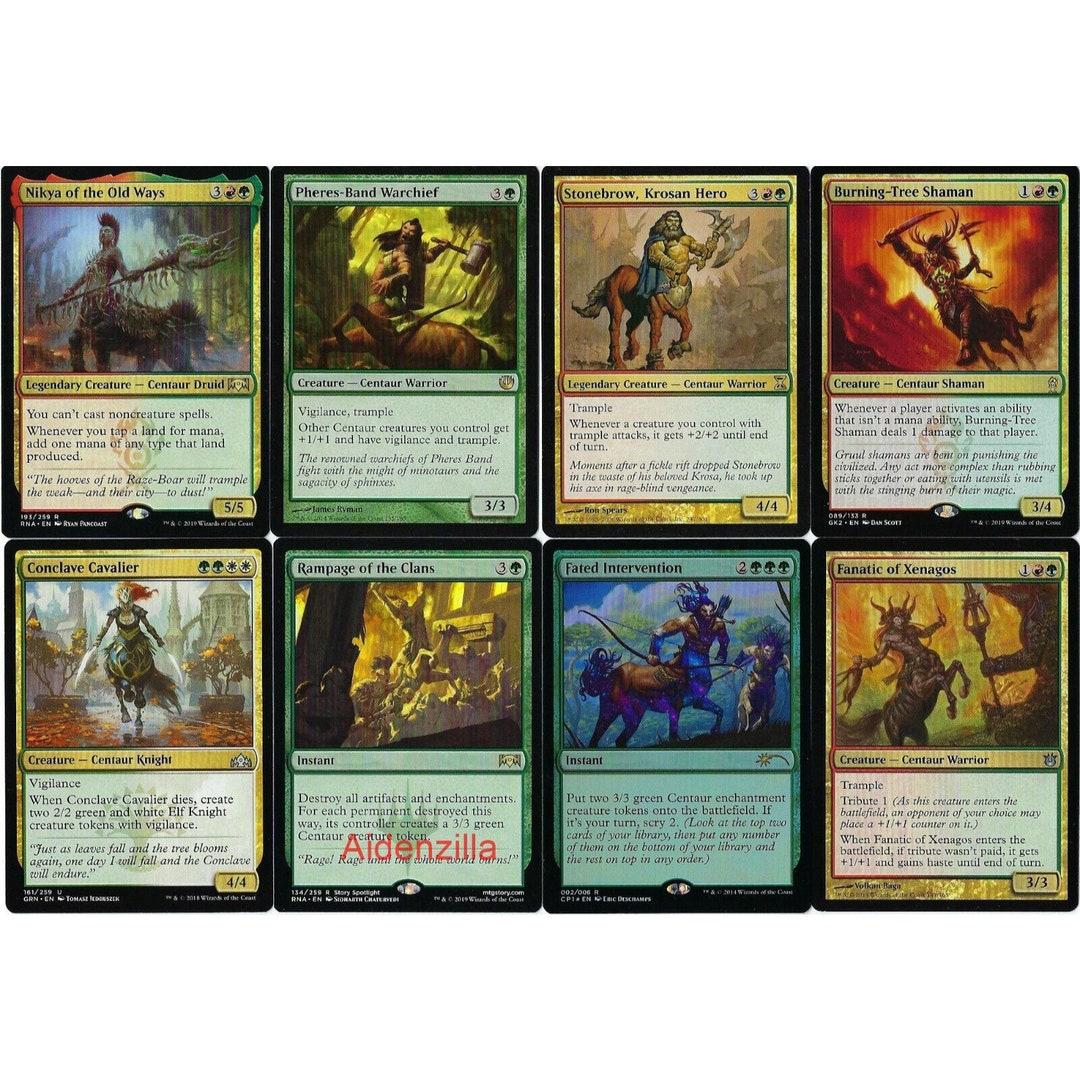 MTG Centaur Deck Stonebrow Pheres-band Warchief Magic the - Etsy