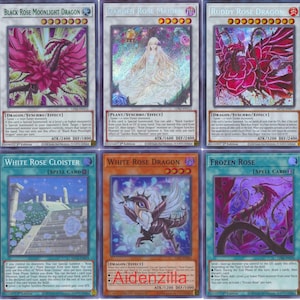 Yugioh Akiza Izinski Rose Dragon Deck Ruddy Garden Rose - Etsy