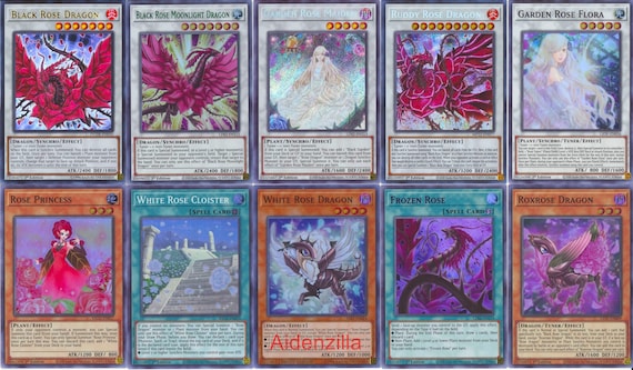 Yugioh Akiza Izinski Rose Dragon Deck Ruddy Garden Rose - Etsy
