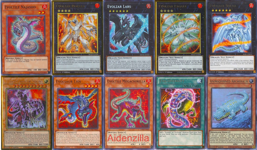 Yugioh Evolsaur Deck - Evolzar Lars Evoltile Najasho Evo-diversity ...