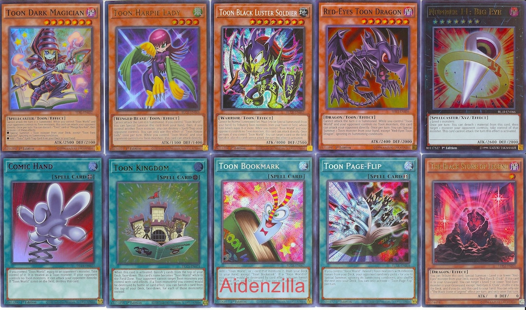 Yugioh Toon Deck Kingdom Black Luster Soldier Bookmark Page-flip ...