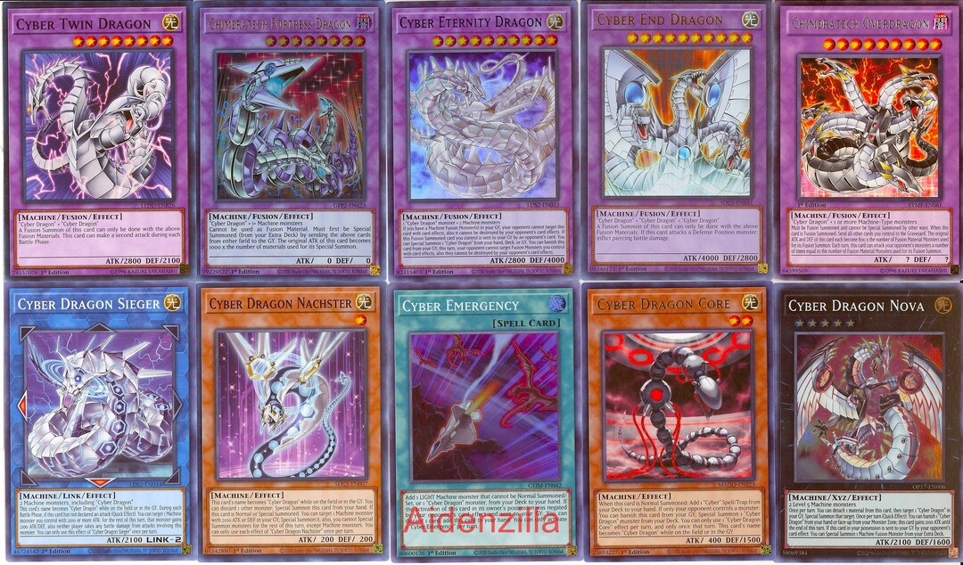 Yugioh Zane Truesdale Deck Cyber Dragon Nova Eternity Sieger End ...
