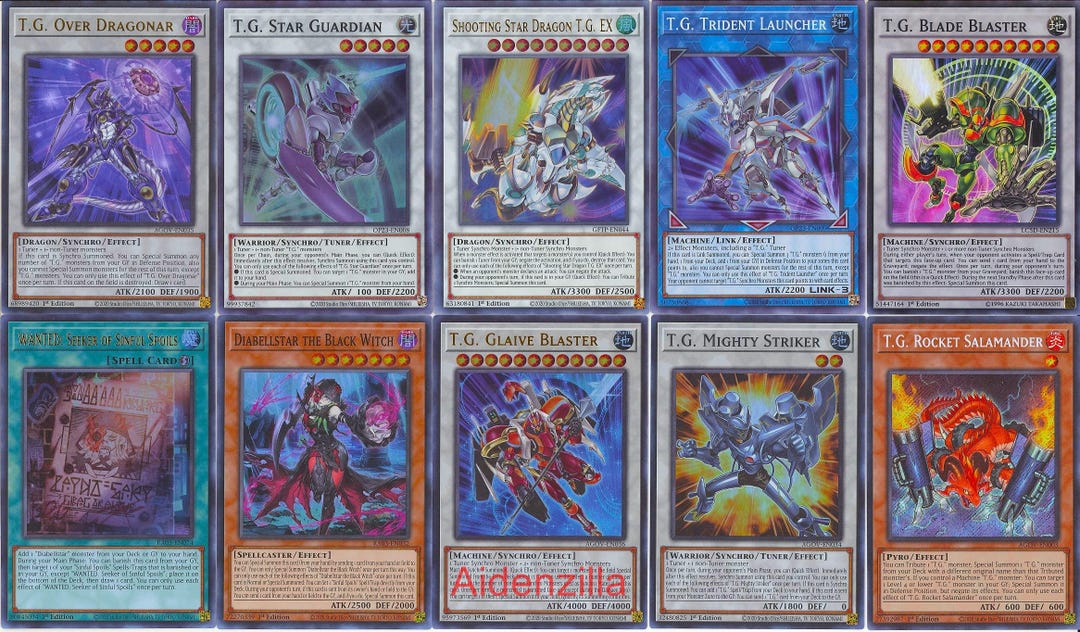 Yugioh T.G. Deck - Trident Launcher Blade Blaster Rocket Salamander ...