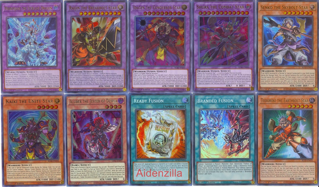 Yugioh Branded Star Warrior Deck Idaten Aluber the Jester of Despia ...