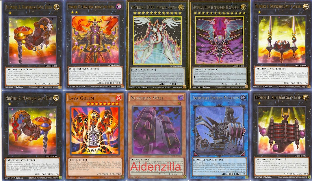 Yugioh Numeron Deck Numerounius Numerounia Number Memories of Hope ...