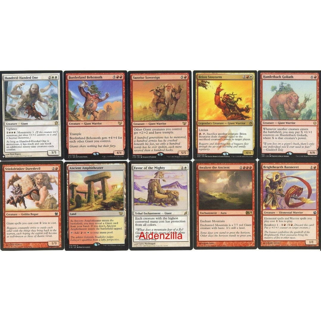 MTG Boros Giant Deck Brion Sunrise Sovereign Behemoth Magic Gathering ...