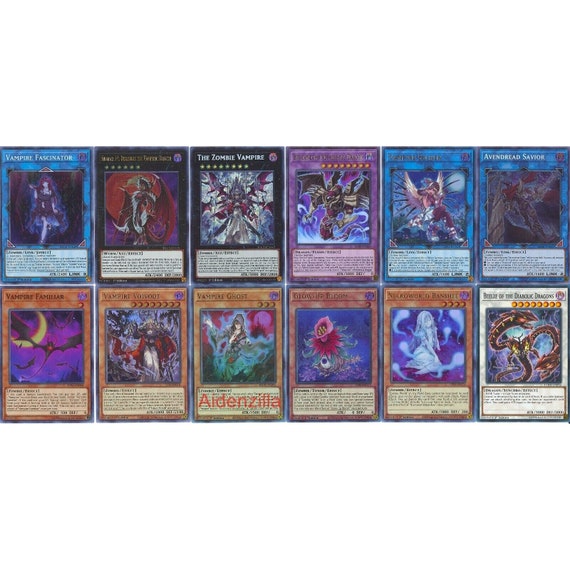 Yugioh Vampire Zombie Deck Ghost Familiar Dragonecro - Etsy