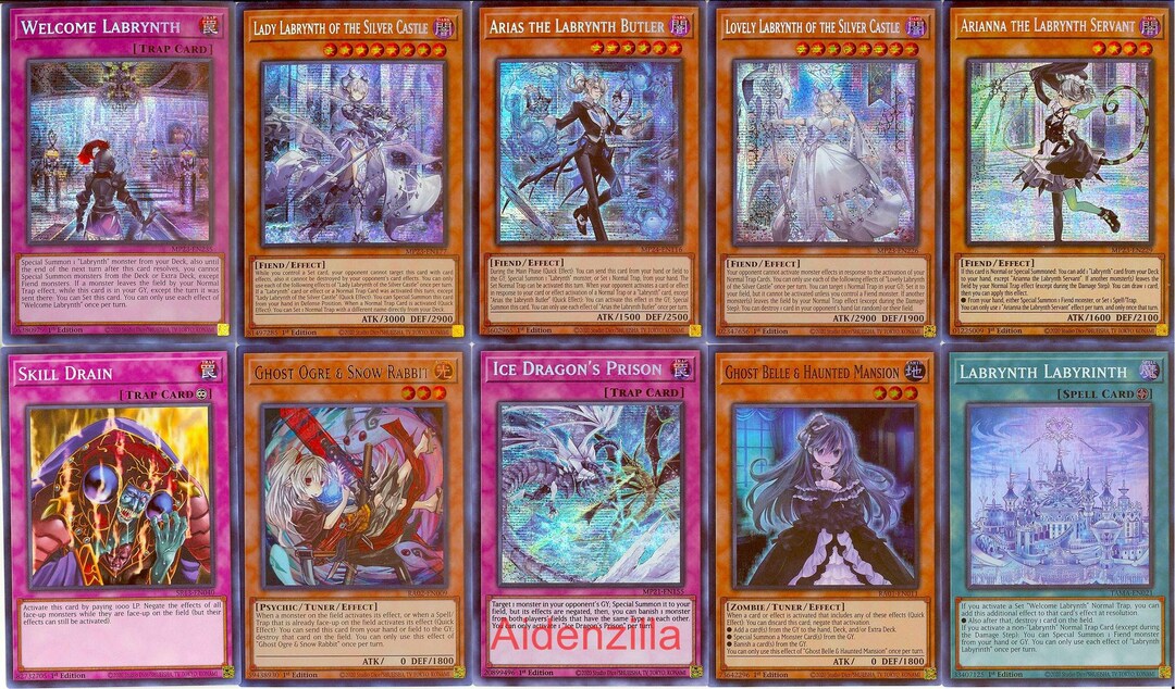 Yugioh Labrynth Deck Arianna Arias Butler Lady Silver Castle Welcome - Etsy