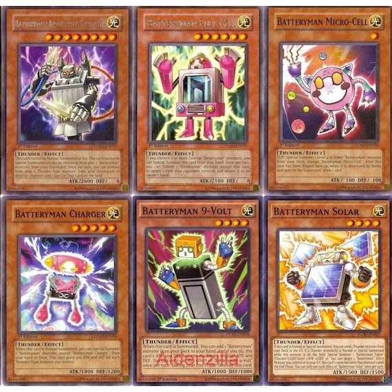 Yugioh Batteryman Deck Fuel Cell Industrial Strength - Etsy
