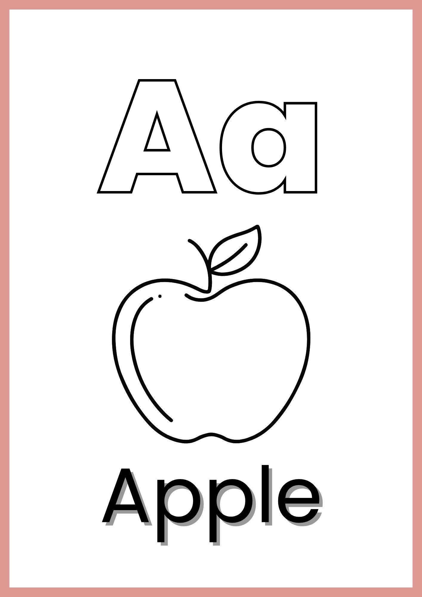 Let's Learn the Alphabet (coloring Book) - Etsy