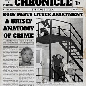 Jeffrey Dahmer Serial Killer Pack of 3 Newspaper Articles 20 Inch X 30 ...