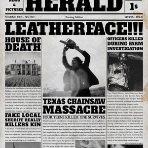 House of Death Newspaper Article 20 Inch X 30 Inch 300dpi Poster ...