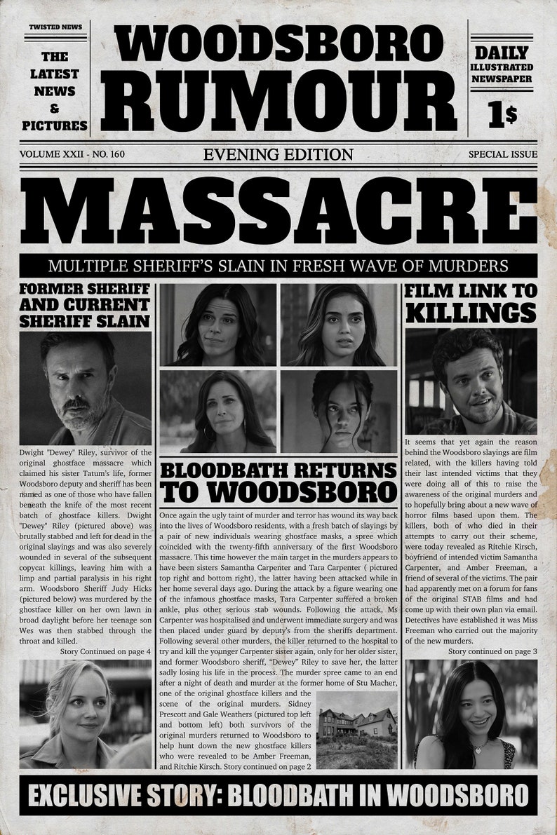 Multiple Sheriffs Slain, Bloodbath Returns Home Newspaper Article 20 ...