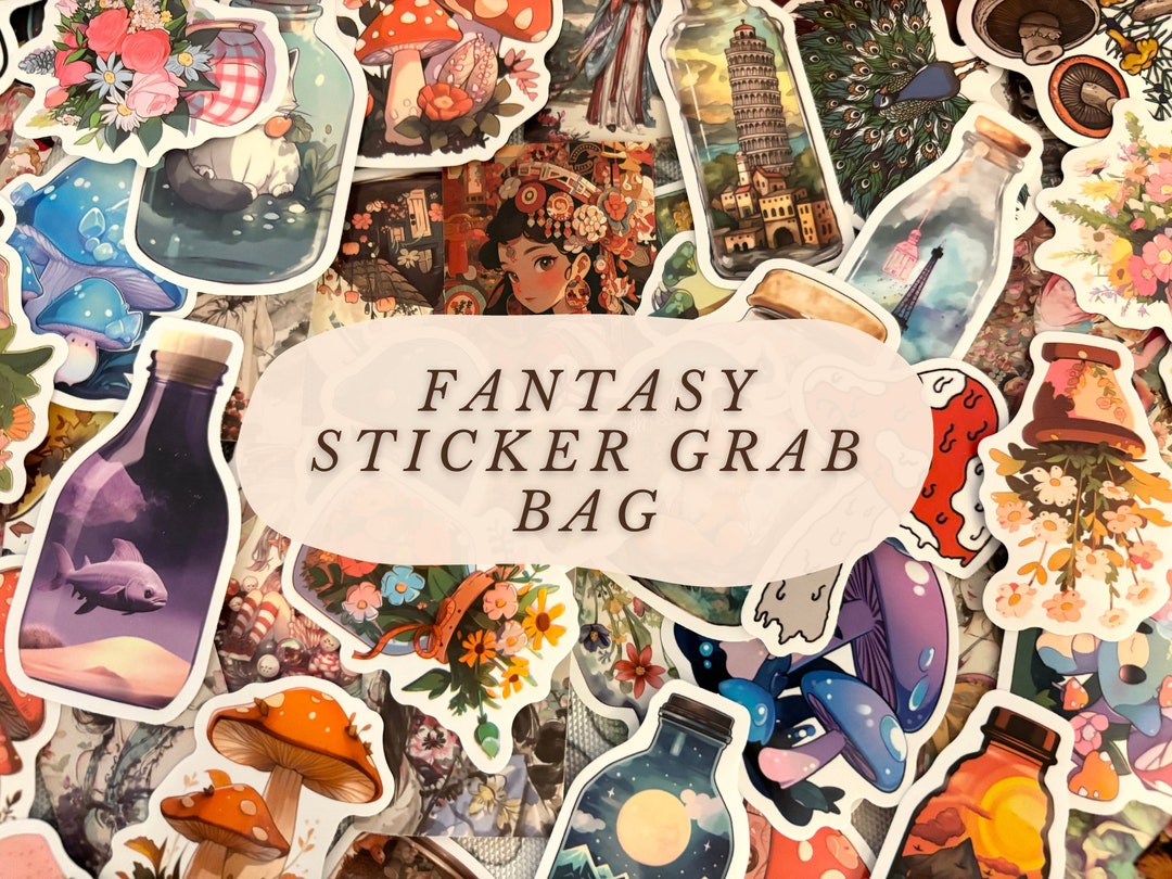 Fantasy Mystery Sticker Grab Bag - Etsy