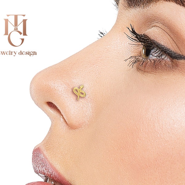Snake Nose Ring - Etsy