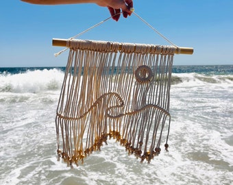 Beachy N' Boho Macrame Wall-hanging Macrame Tapestry Beach Decor ...