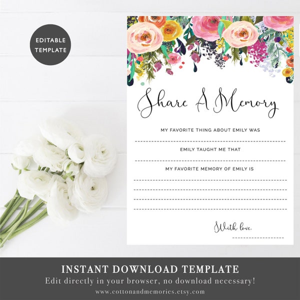 Celebration of Life Cards - Etsy