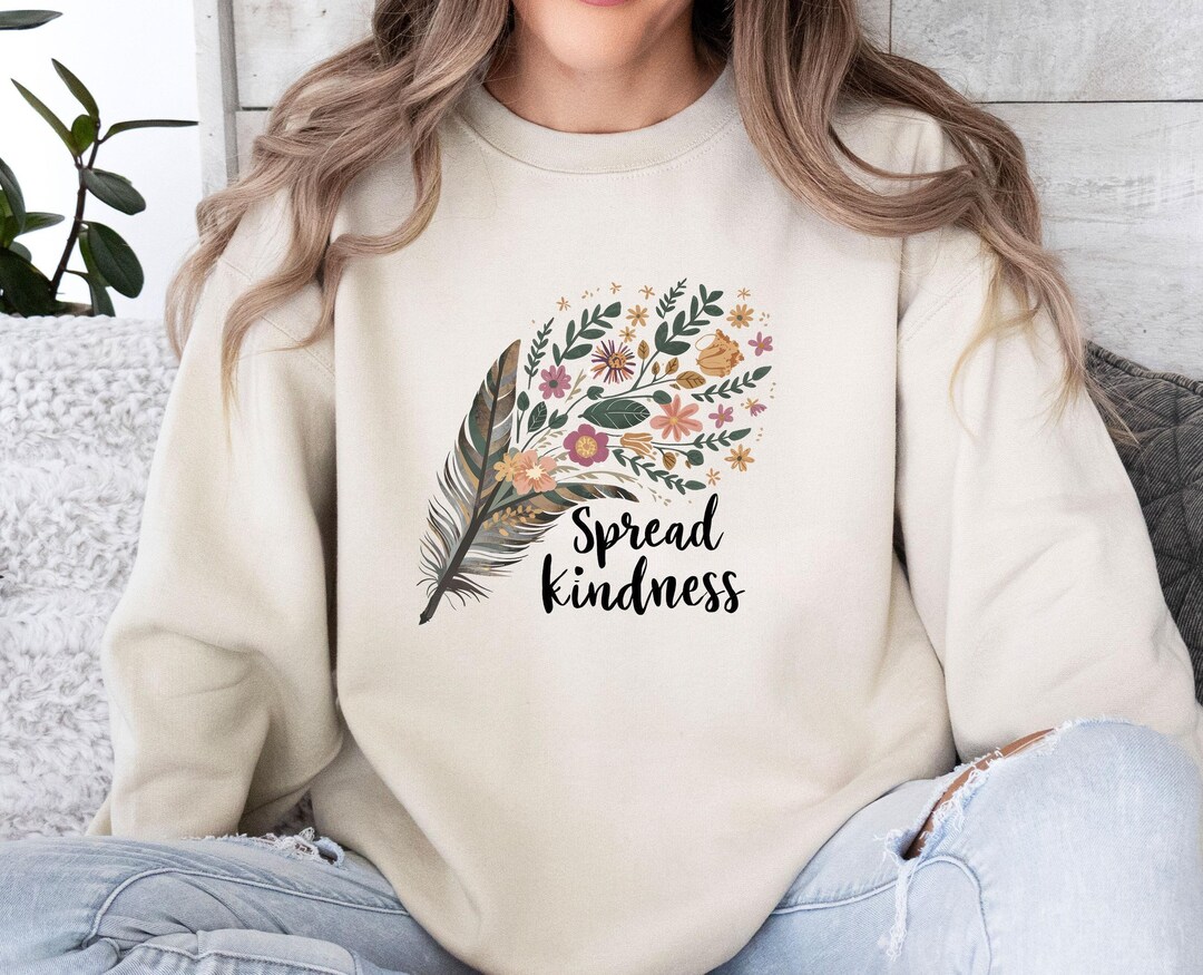 Spread Kindness Sweatshirt, Mental Health Jumper, Anxiety Sweatshirt ...