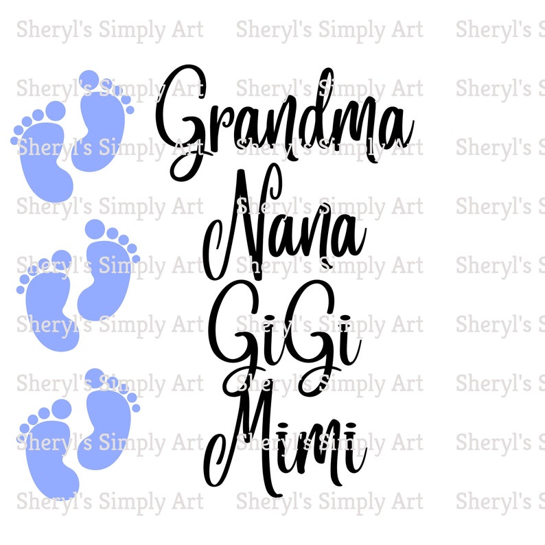 Grandma Svg Nana Svg Gigi Svg Mimi Svg Grandma T Svg Grandma