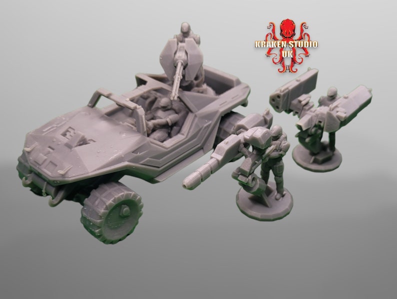 Halo: UNSC Warthog (3 Weapon Options) - Captain Hards- (unofficial ...