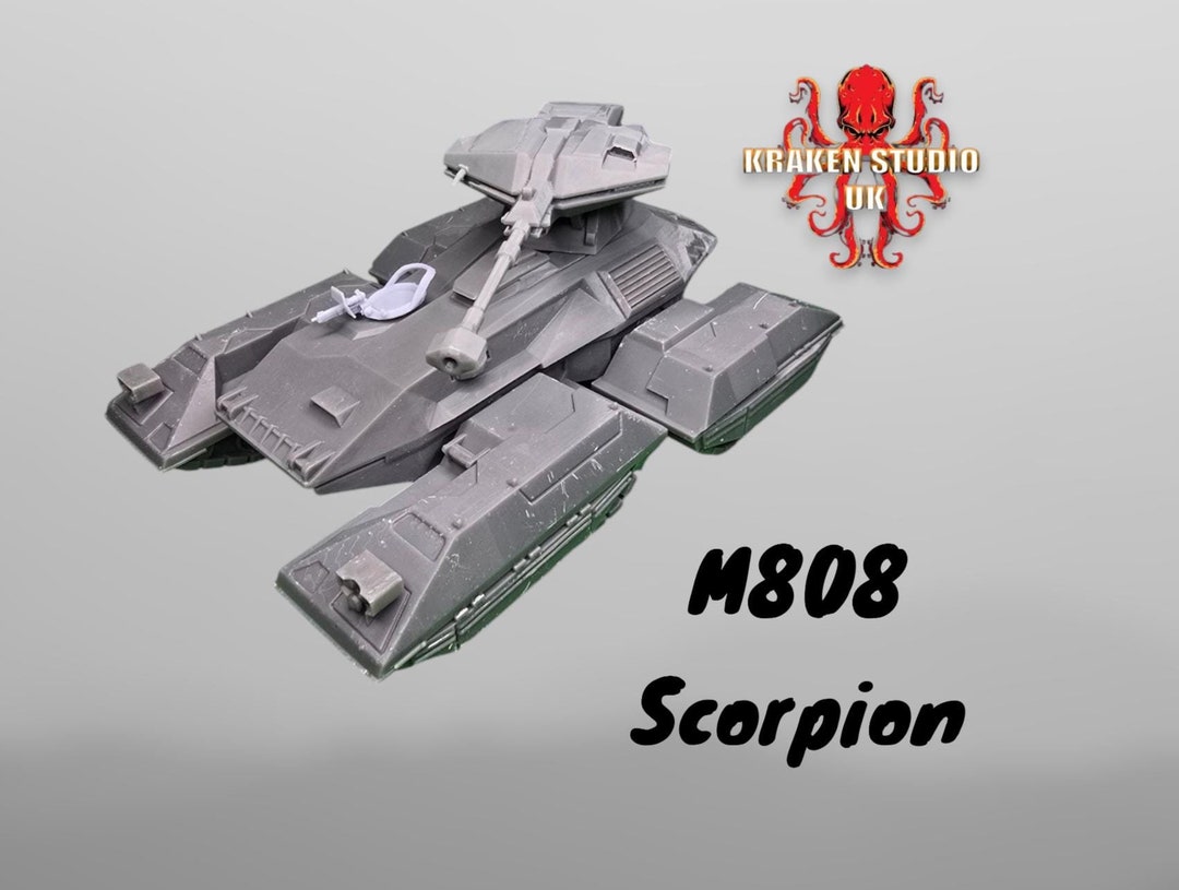 Halo: UNSC M808 Scorpion Tank (unofficial) - Etsy